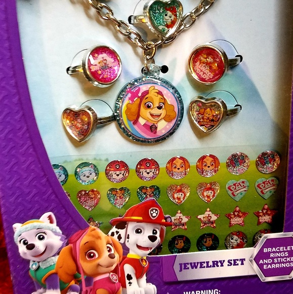 Nickelodeon | Other | 7 Rings 32 Stickers An Necklace | Poshmark